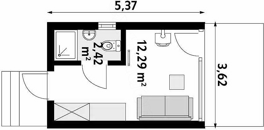 Kako napraviti savršenu vikendicu od 16 kvadrata (DETALJAN PLAN) | Manager.ba